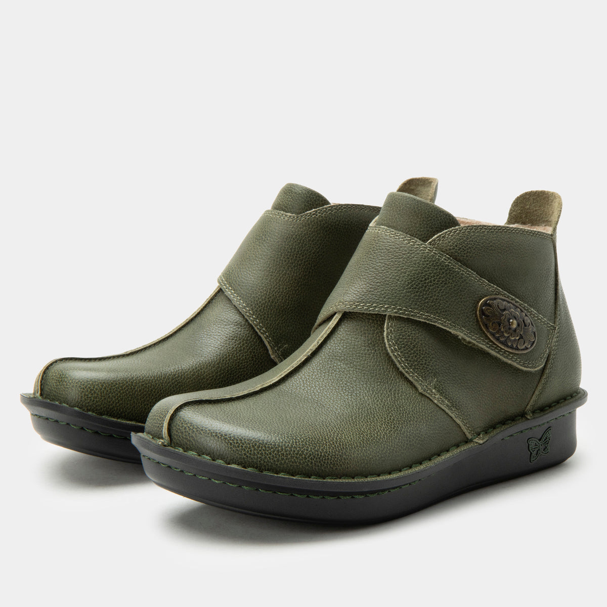 Caiti Avocado Boot - Alegria Shoes