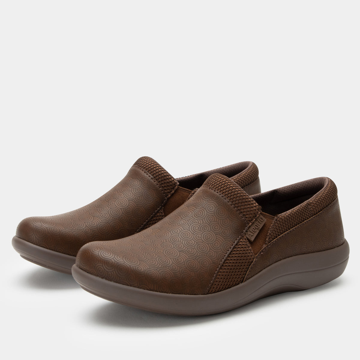 Duette Swirl Wind Brown Shoe - Alegria Shoes