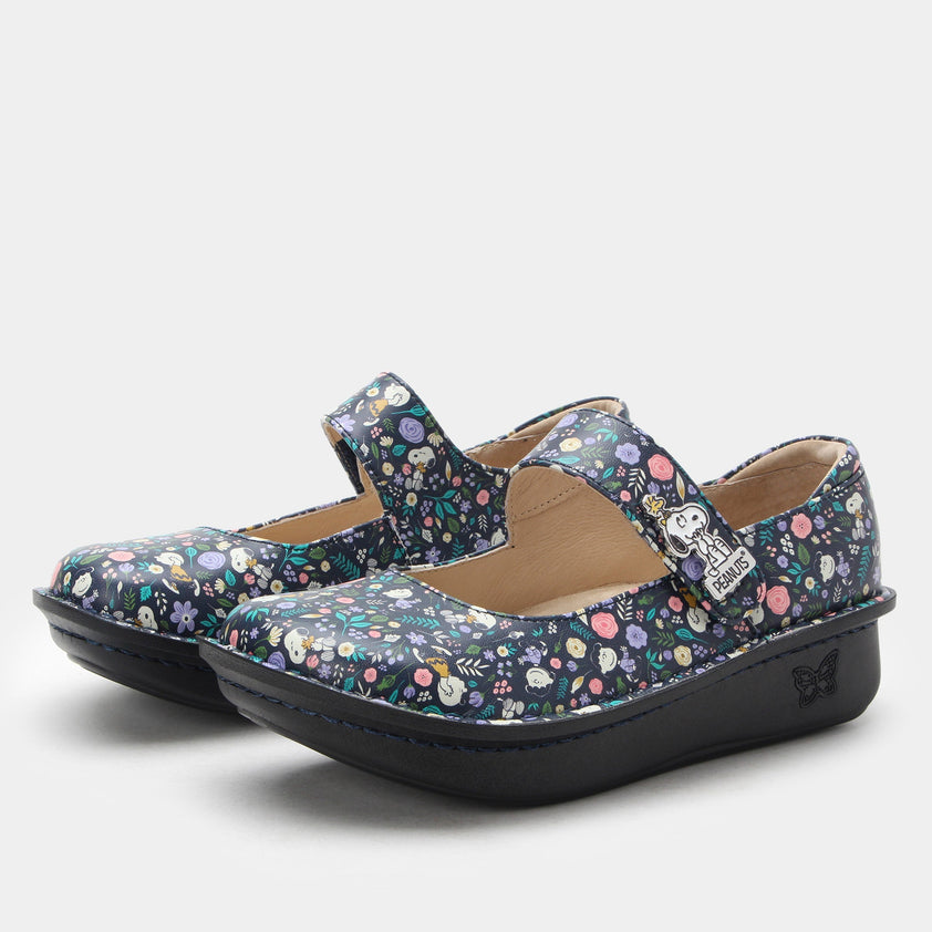 Paloma In Bloom Mary Jane - Alegria Shoes