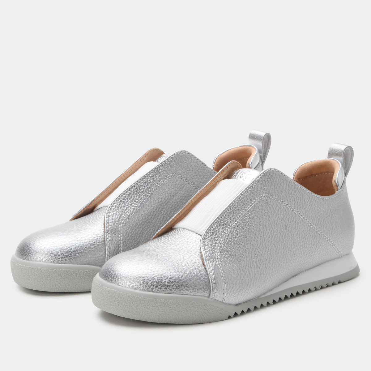 Reah Silver Shoe - Alegria Shoes