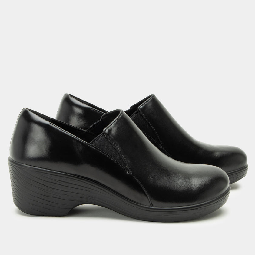 Skylar Noir Shoe - Alegria Shoes
