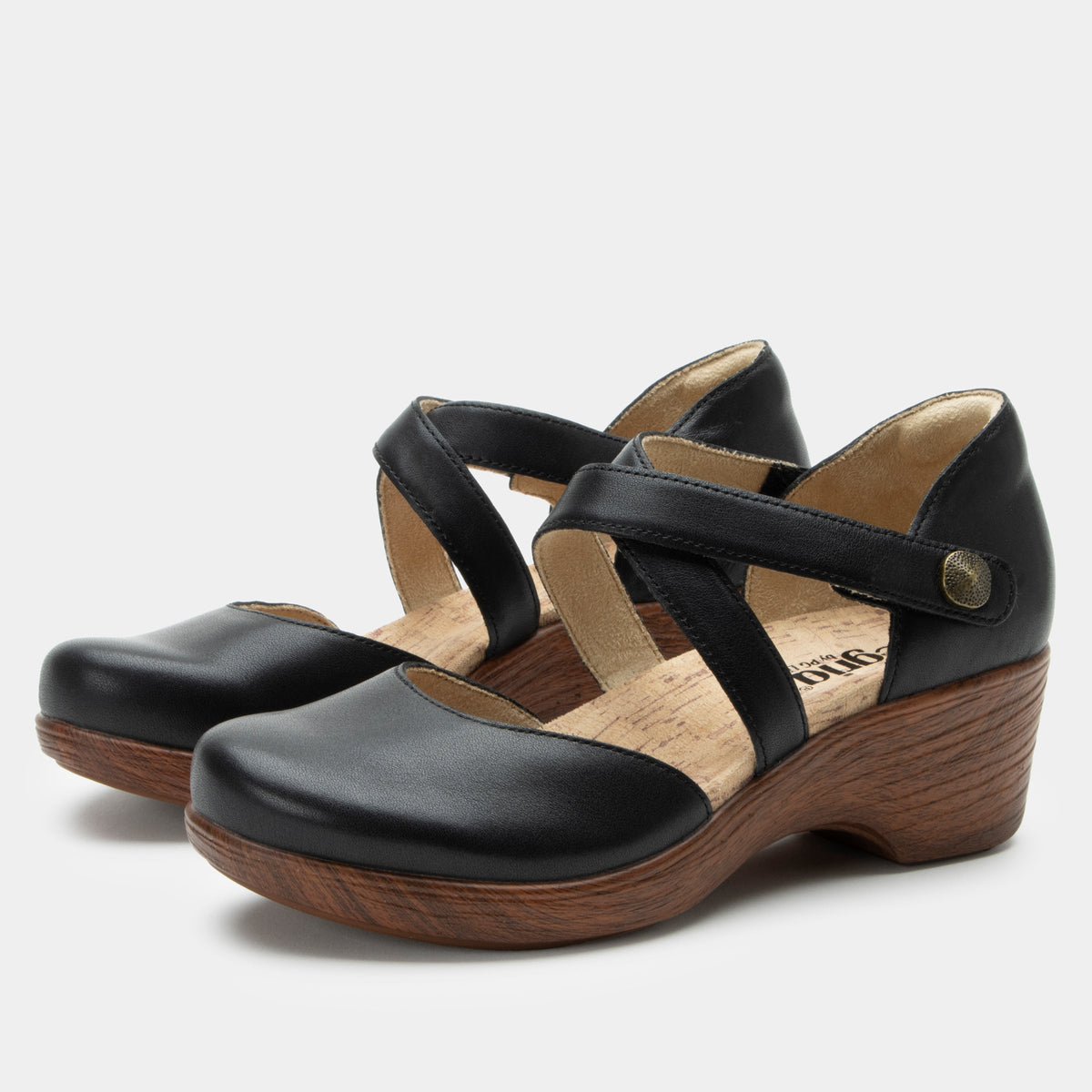 Savina Coal Shoe - Alegria Shoes